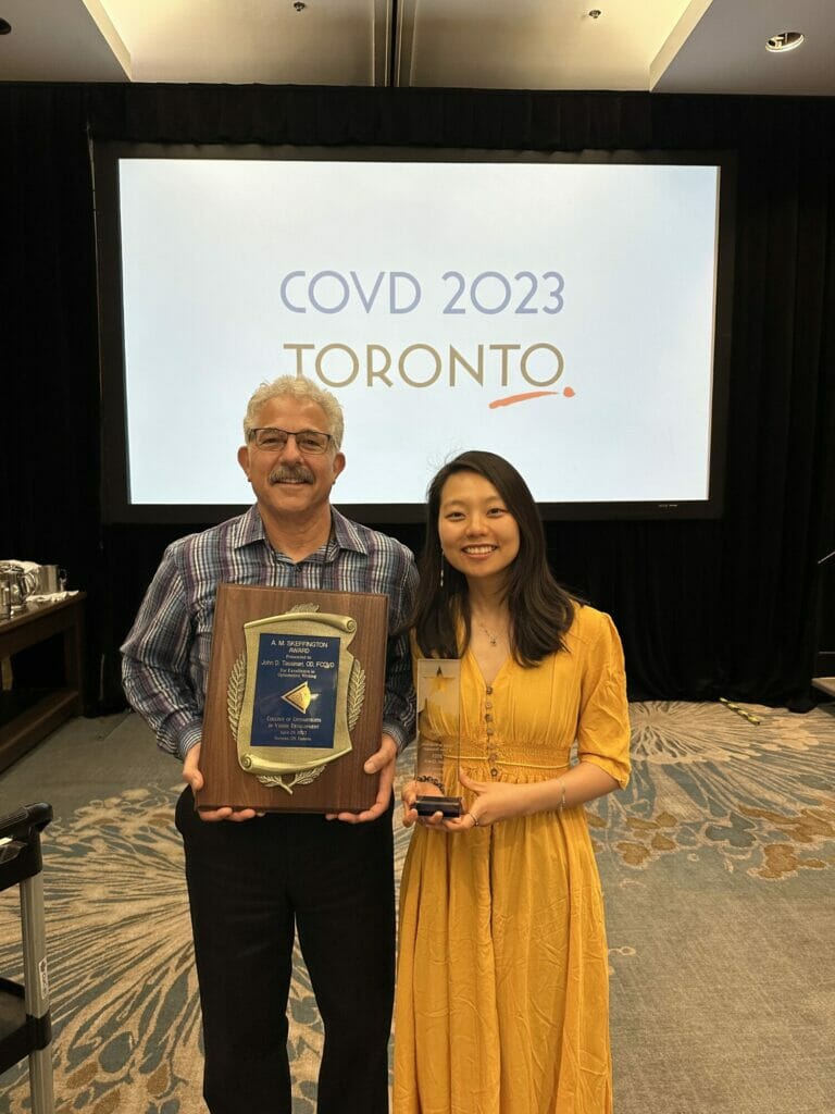 WesternU College of Optometry professor and student honored at COVD Annual Meeting | WesternU News