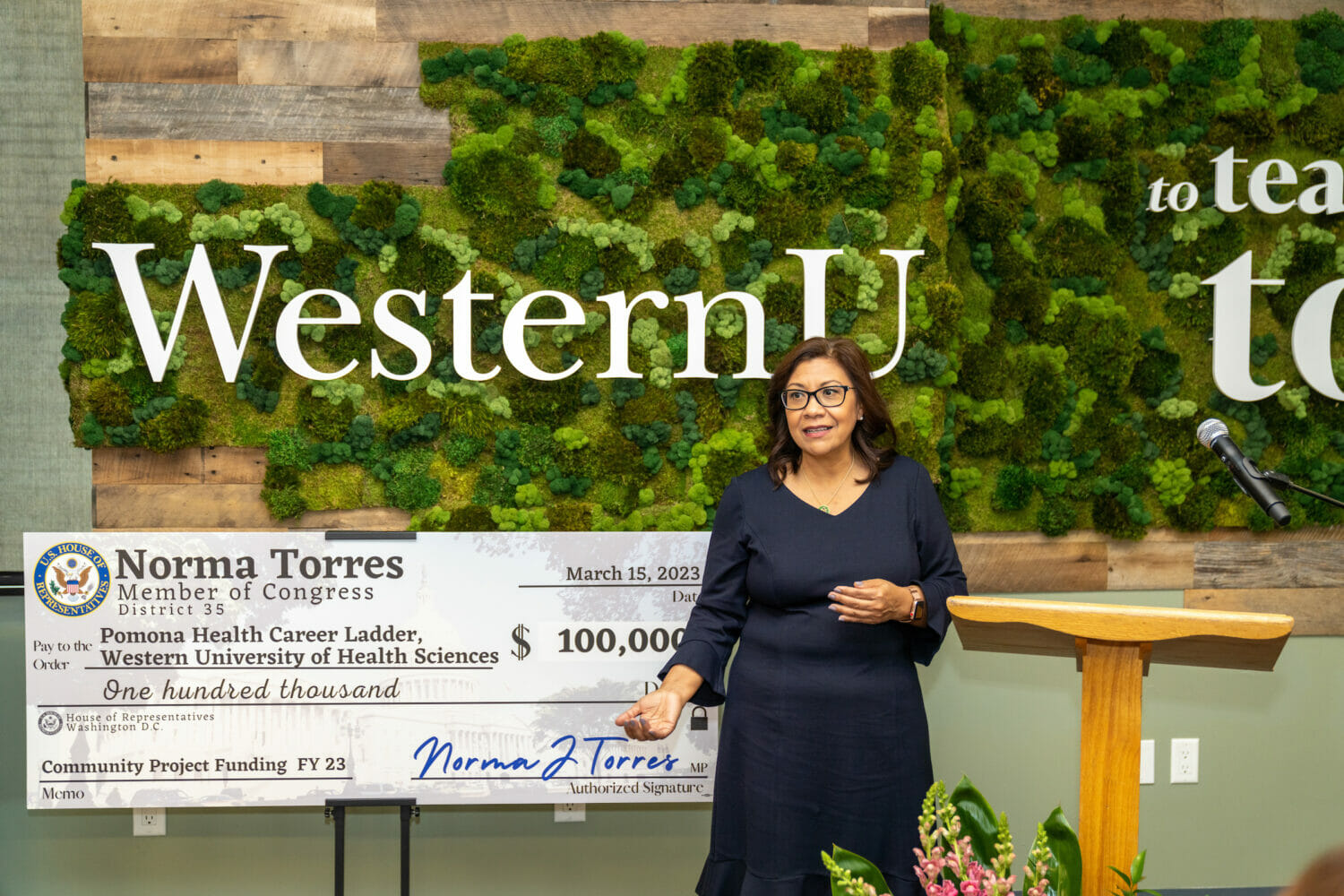U.S. Rep. Norma Torres secures $100,000 in federal funding for WesternU ...