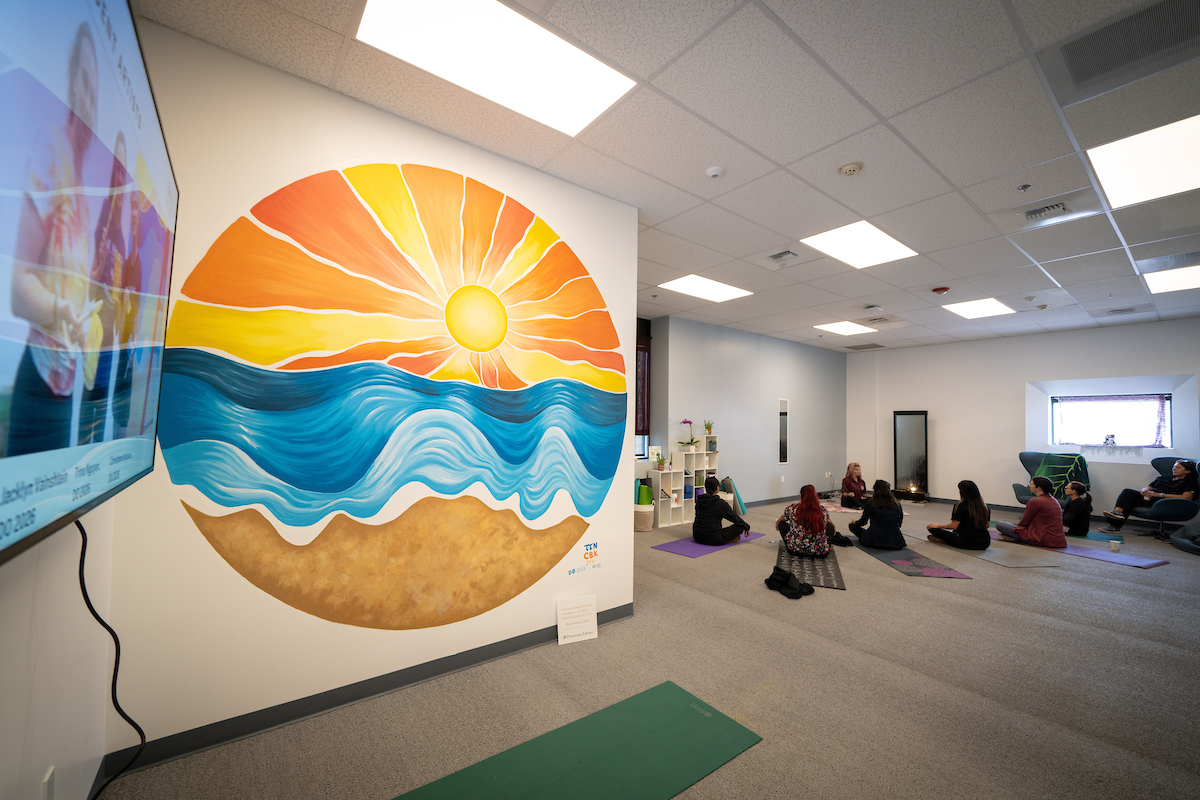 Stunning mural made by WesternU COMP students unveiled in the Pumerantz ...