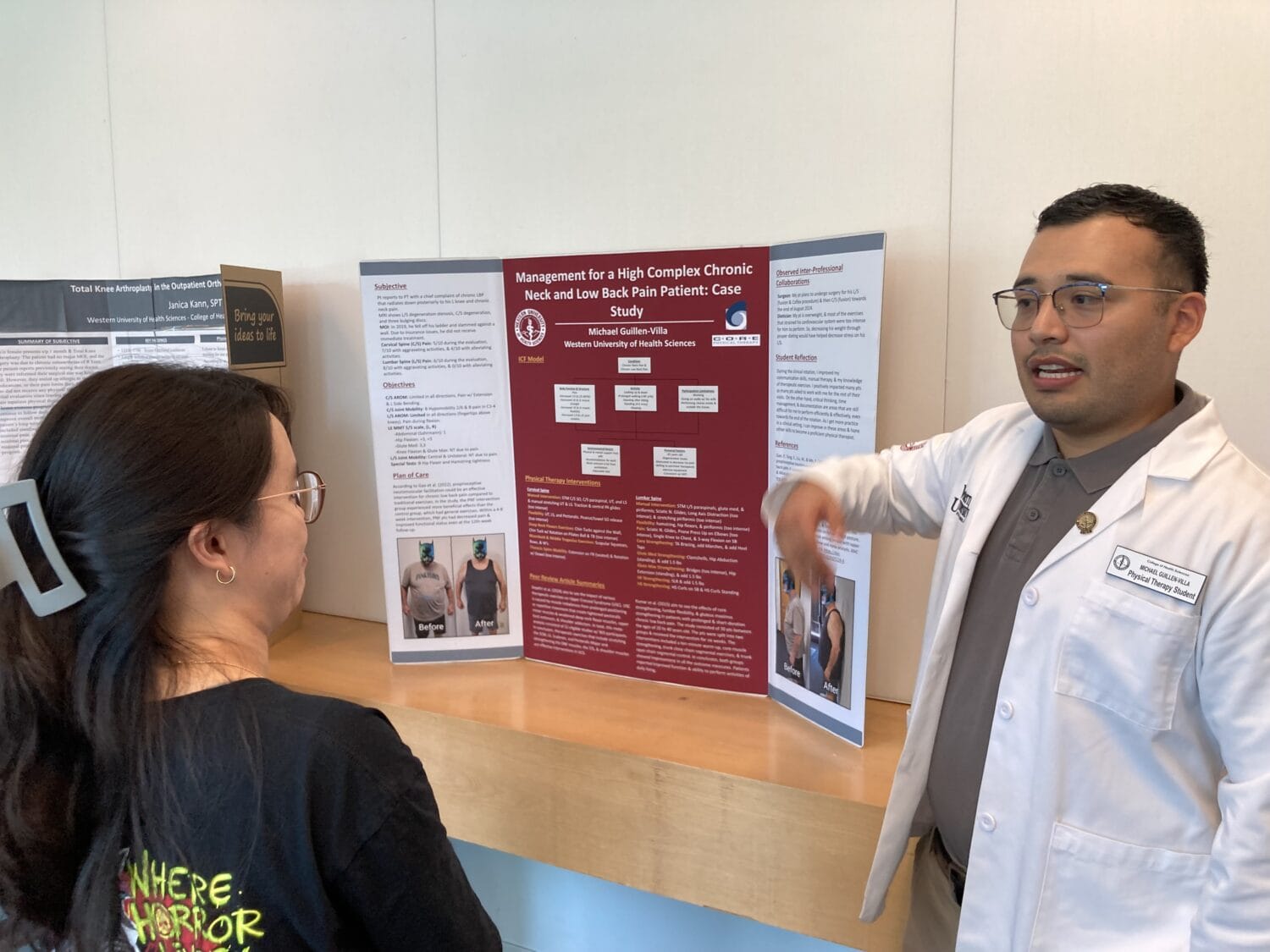 WesternU Doctor of Physical Therapy students present case study posters ...